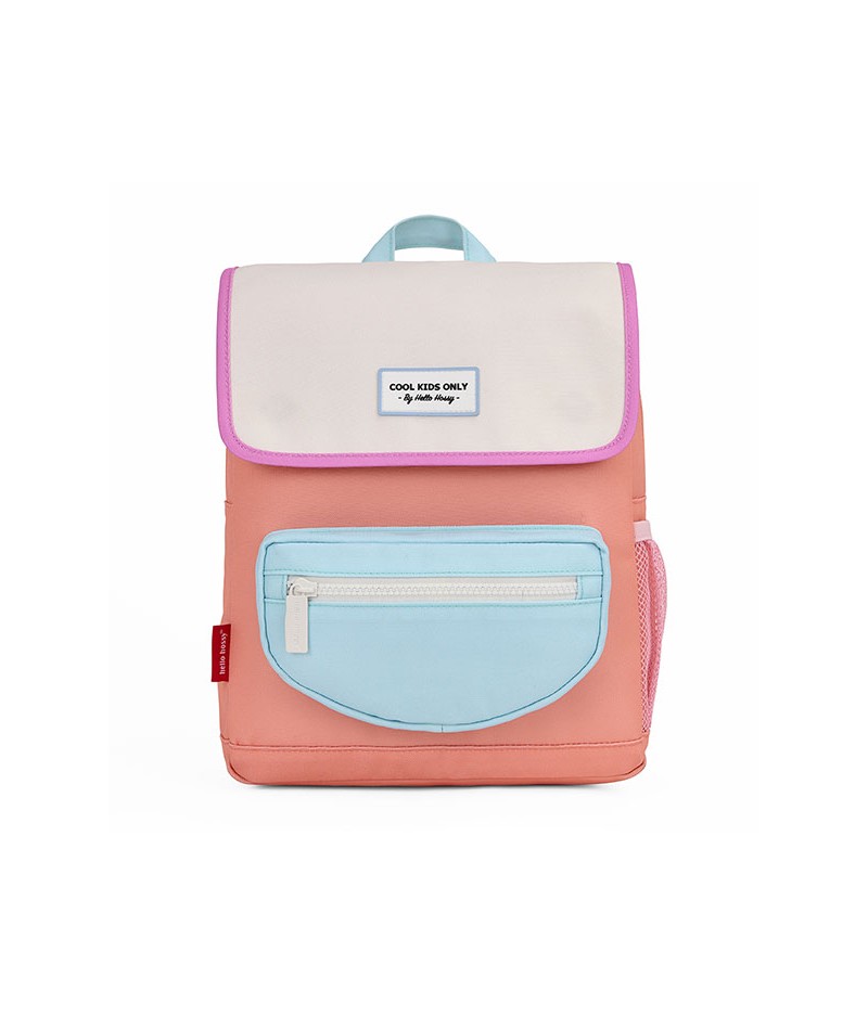 Hello Hossy - Grand sac à dos/cartable - Mini Peach